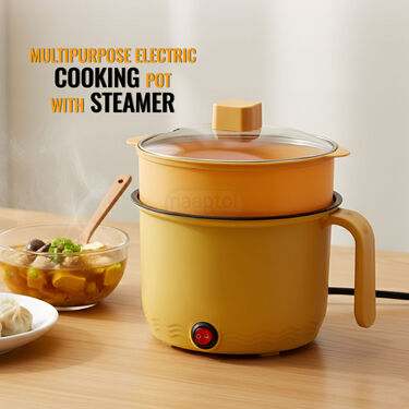 Multipurpose Electric Cooking Pot With Steamer (EFM13) – Naaptol