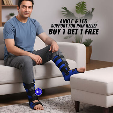 Ankle & Leg Support For Pain Relief B1G1 (ALS2) – Naaptol