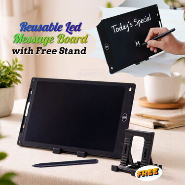 Reusable Led Message Board with Free Stand (MCLB1) – Naaptol