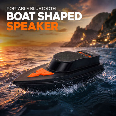 Portable Bluetooth Boat Shape Speaker High-Quality Sound (BLS24) – Naaptol