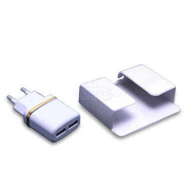 Dual Port Adapter With Free Mobile Phone Holder (CDC7) – Naaptol