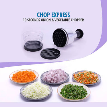 Chop Express 10 Seconds Onion And Vegetable Chopper (CHOP10) – Naaptol