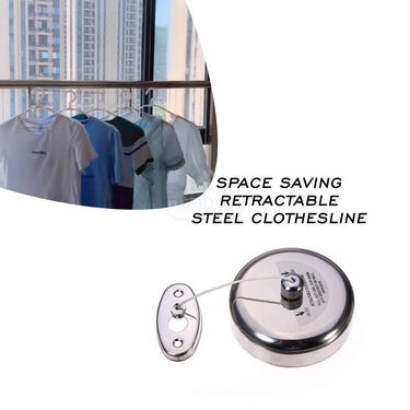 Stainless Steel Wired Adjustable Clothesline – Naaptol